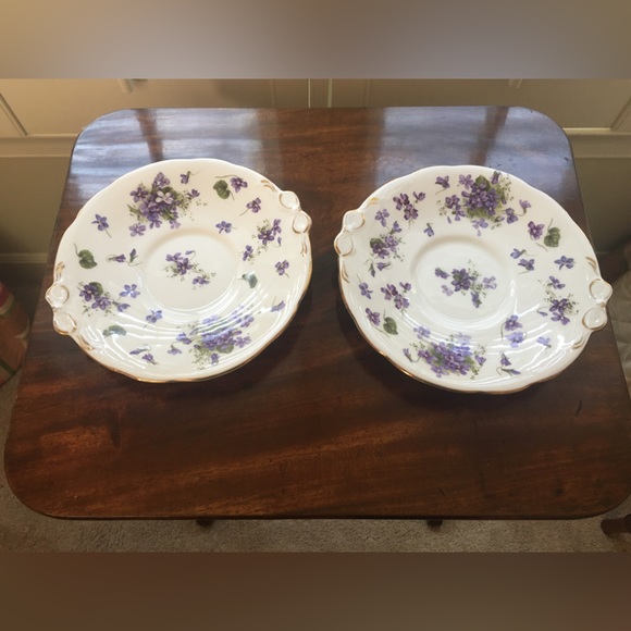Hammersley | Dining | English Fine Bone China Handled Cake Plate In ...
